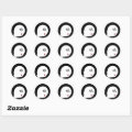 Enso Circle with Symbol for Daughter Classic Round Sticker | Zazzle