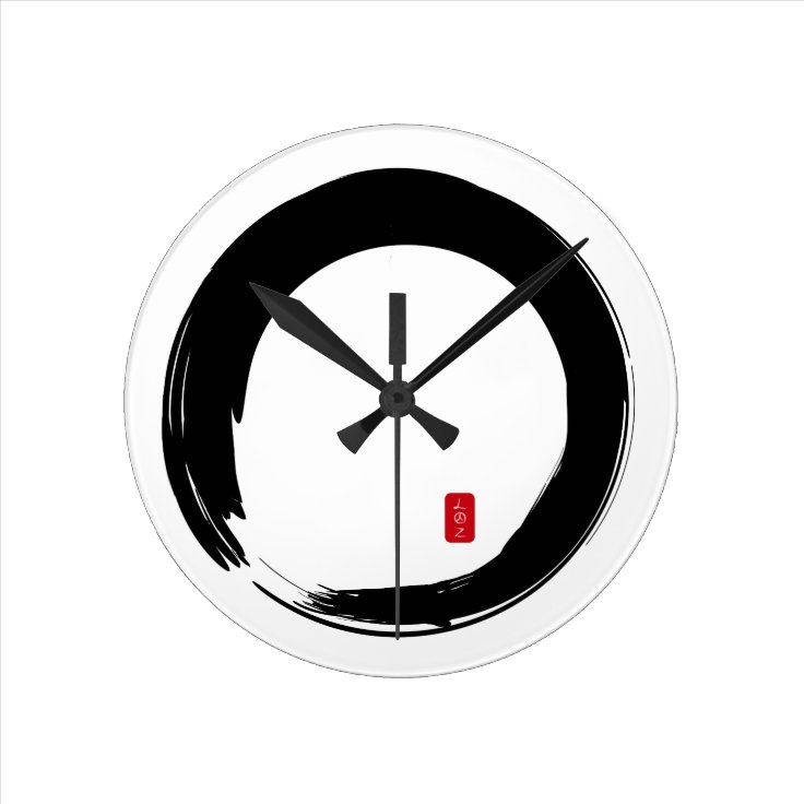 Enso Open Circle Massage Room Clocks | Zazzle