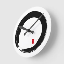 Enso Open Circle Massage Room Clocks | Zazzle