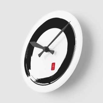 Enso Open Circle Massage Room Clocks | Zazzle