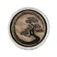 Enso Zen Circle and Bonsai Tree Gold Lapel Pin | Zazzle