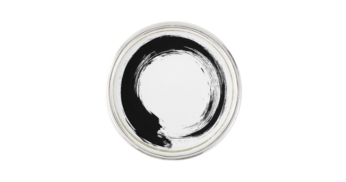 Enso Zen Circle Lapel Pin | Zazzle