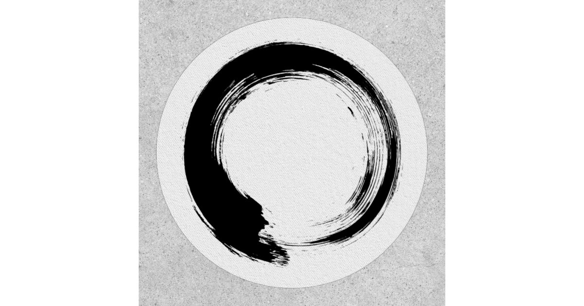 Enso Zen Circle Patch | Zazzle
