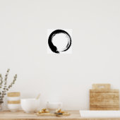 Enso Zen Circle Poster | Zazzle