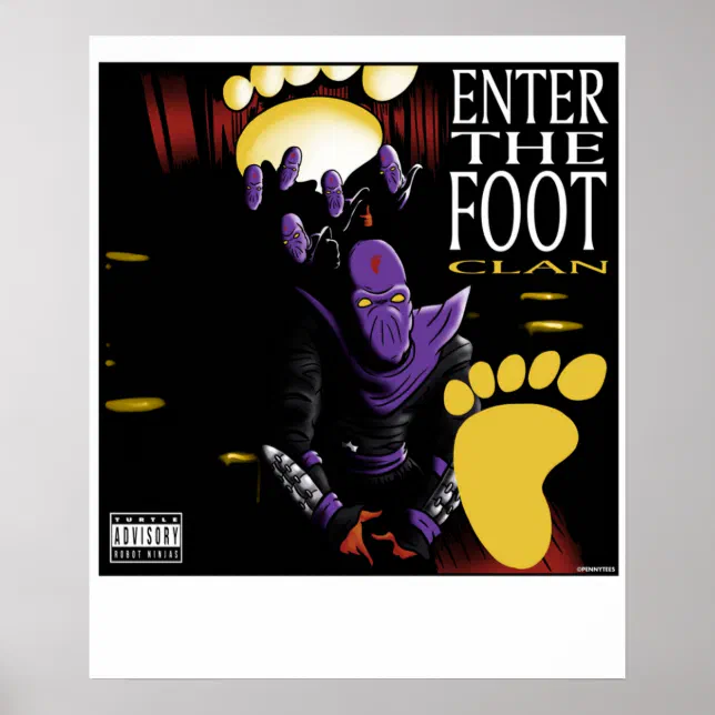 Enter The Foot Clan Poster | Zazzle