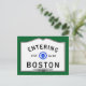 Entering Boston Postcard | Zazzle