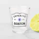 Entering Boston Sign Shot Glass | Zazzle