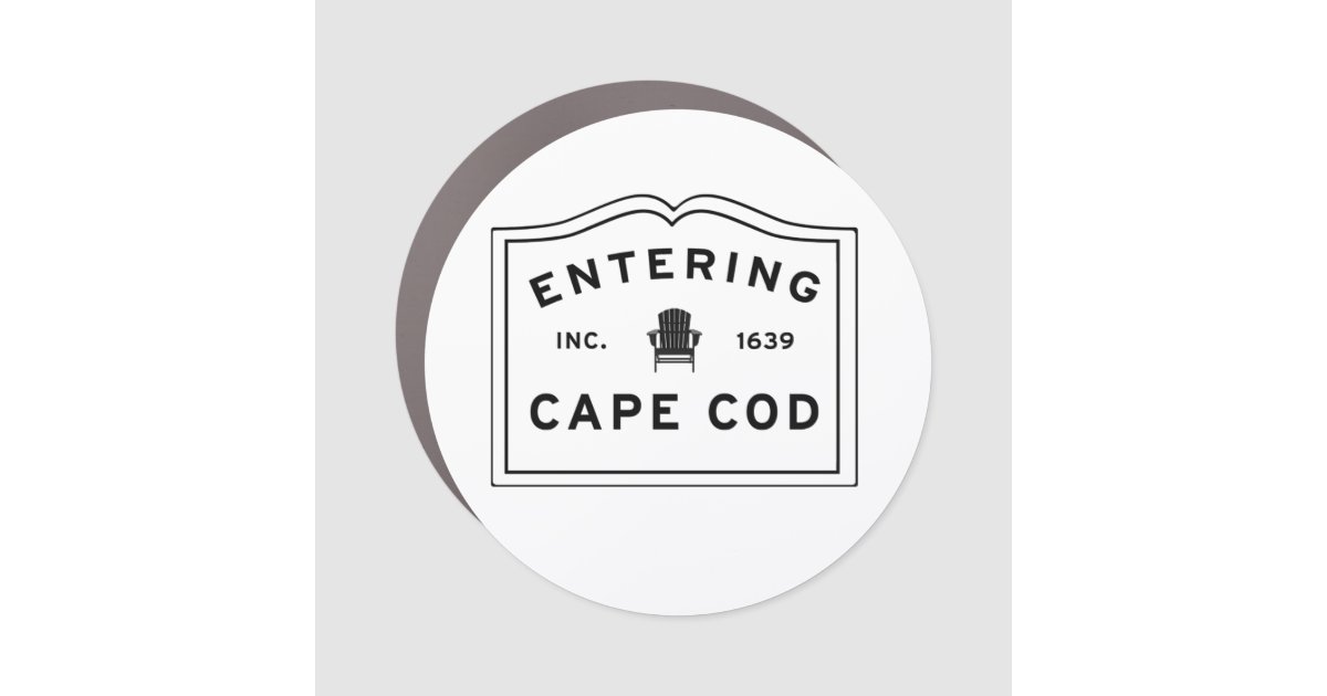 Entering Cape Cod Car Magnet | Zazzle