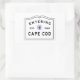 Entering Cape Cod Massachusetts Sign Rectangular Sticker | Zazzle