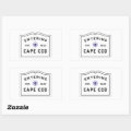 Entering Cape Cod Massachusetts Sign Rectangular Sticker | Zazzle