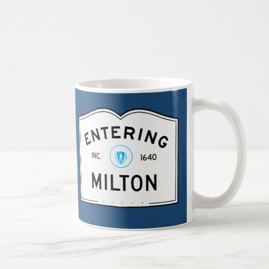 Entering Milton Coffee Mug | Zazzle.com