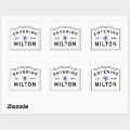Entering Milton MA Square Sticker | Zazzle