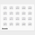 Entering the City of Worcester MA Classic Round Sticker | Zazzle