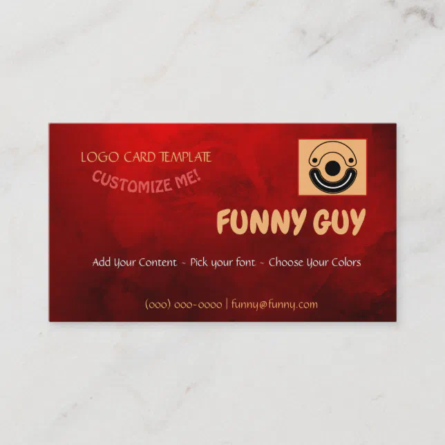 Entertainer Comedy Business Card | Zazzle
