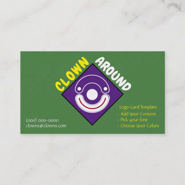 Entertainer Comedy Business Card | Zazzle