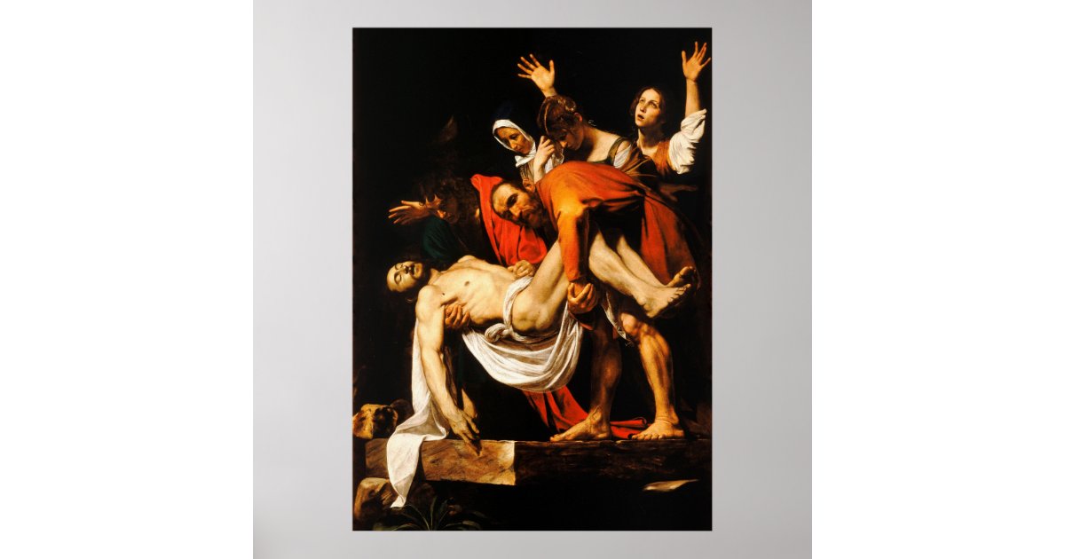 Entombment of Christ - Caravaggio Poster | Zazzle