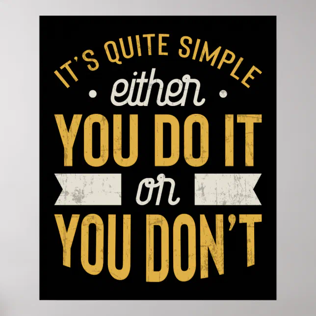 Entrepreneur Motivational Inspirational Saying Poster | Zazzle