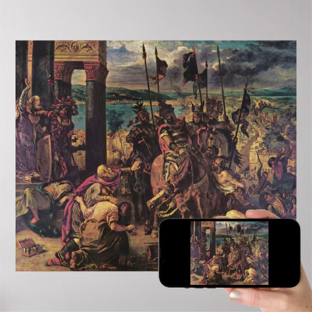 Entry of the Crusaders in Constantinople Poster | Zazzle