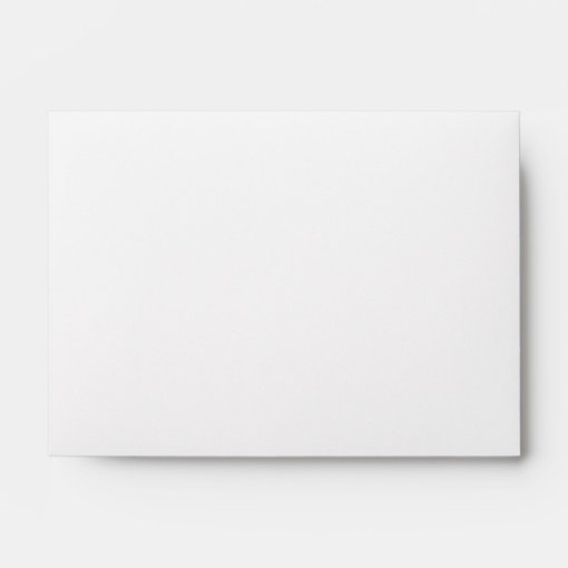 Envelope Size A6 White Return Address | Zazzle
