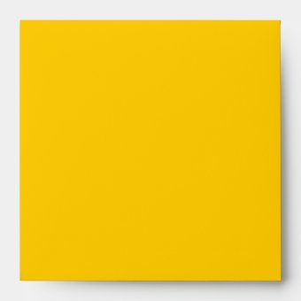Envelope Square Mellow Yellow Return Address | Zazzle