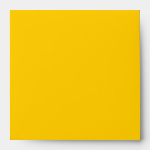 Envelope Square Mellow Yellow Return Address | Zazzle