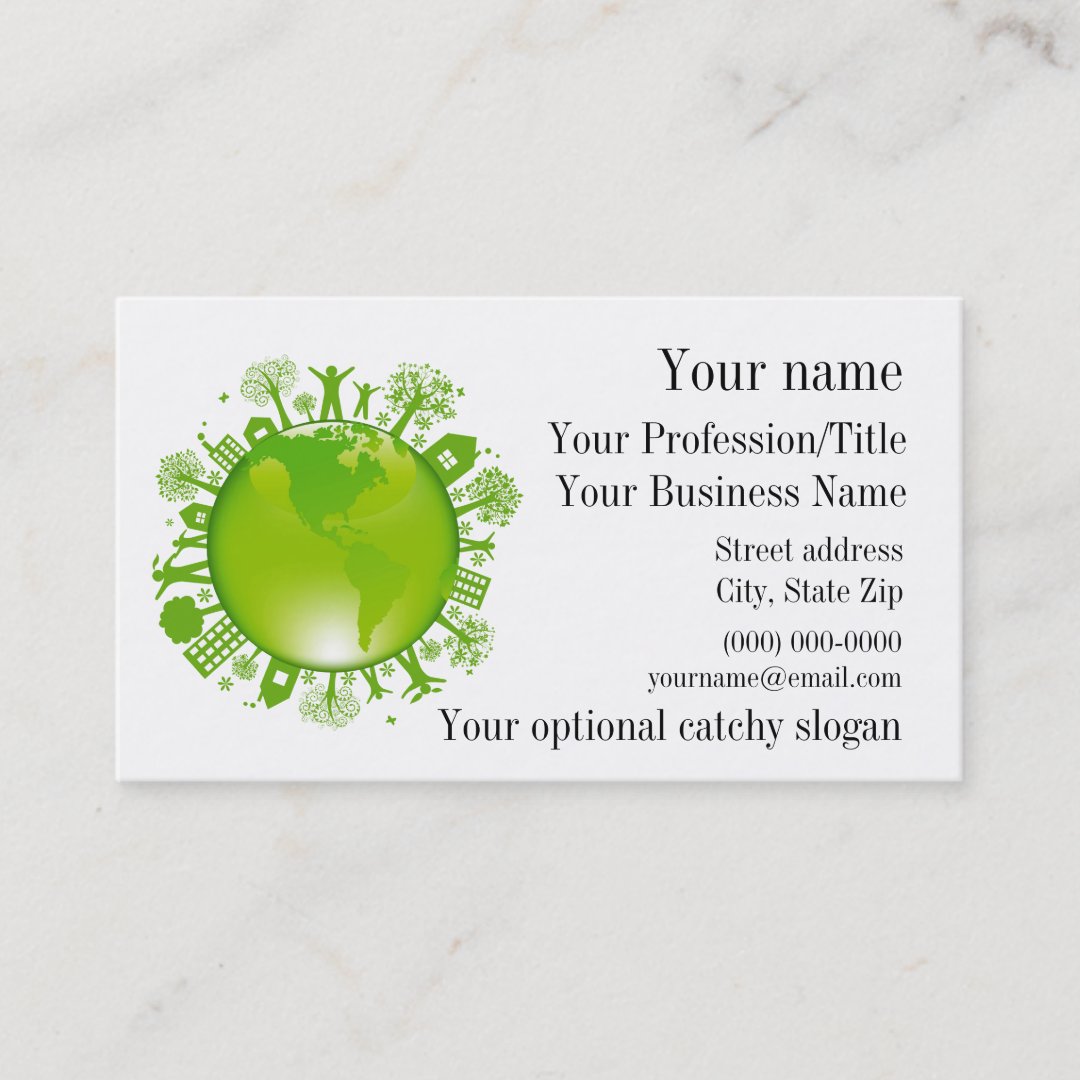 Environmental Design Business Card | Zazzle