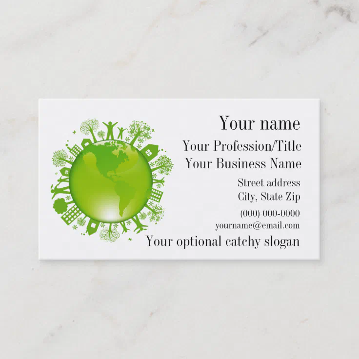 Environmental Design Business Card | Zazzle