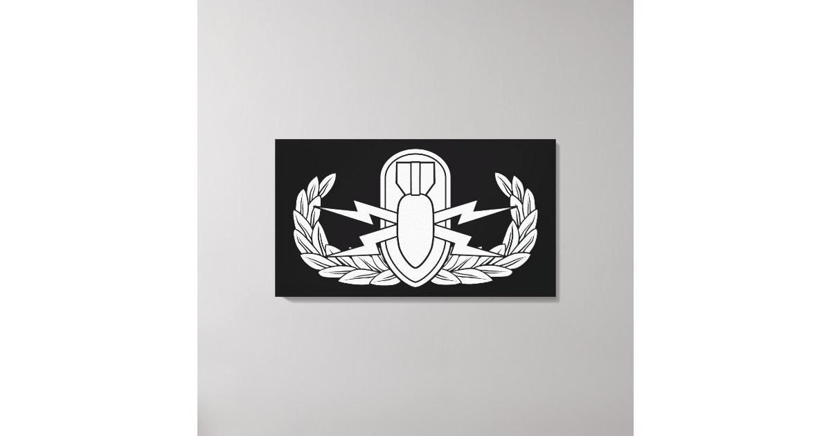 EOD badge Canvas Print | Zazzle