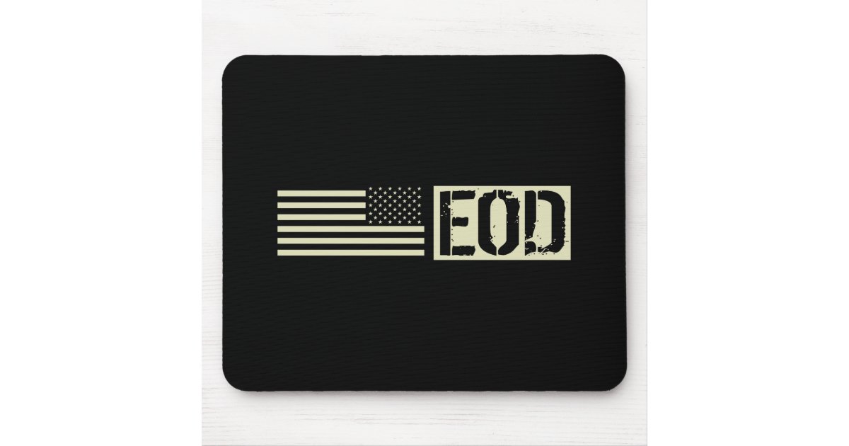 EOD - Black Flag Mouse Pad | Zazzle