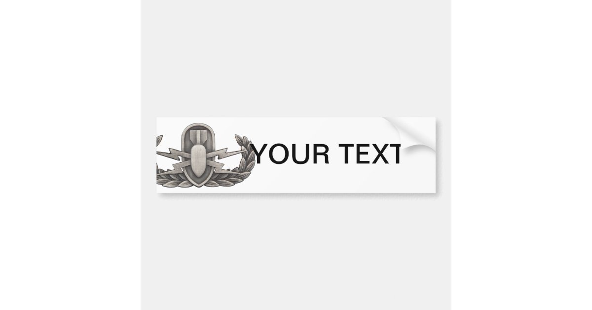 EOD BUMPER STICKER | Zazzle