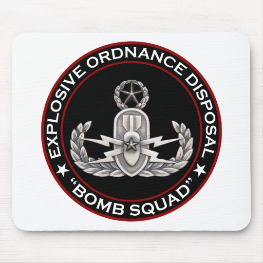 EOD Master "Bomb Squad" Mouse Pad | Zazzle.com