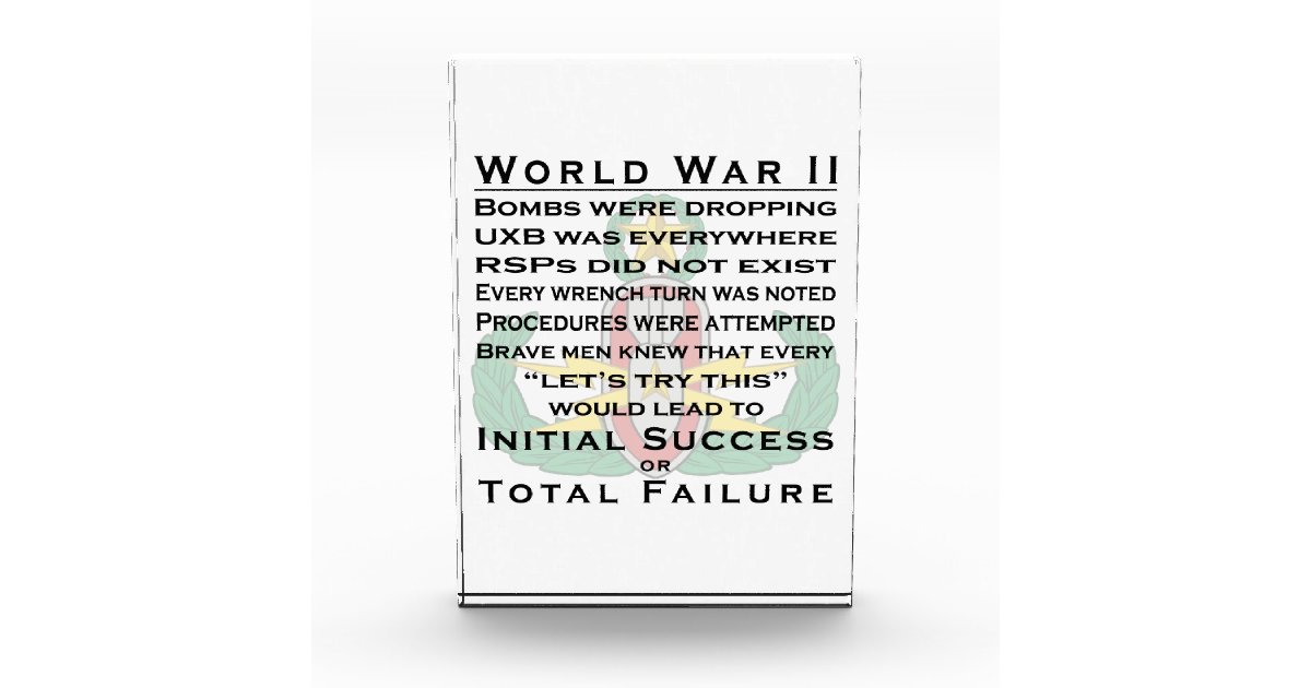 EOD Master WWII Award | Zazzle
