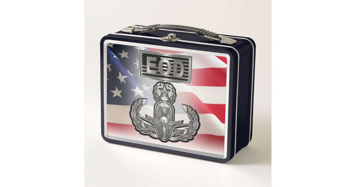 EOD METAL LUNCH BOX | Zazzle