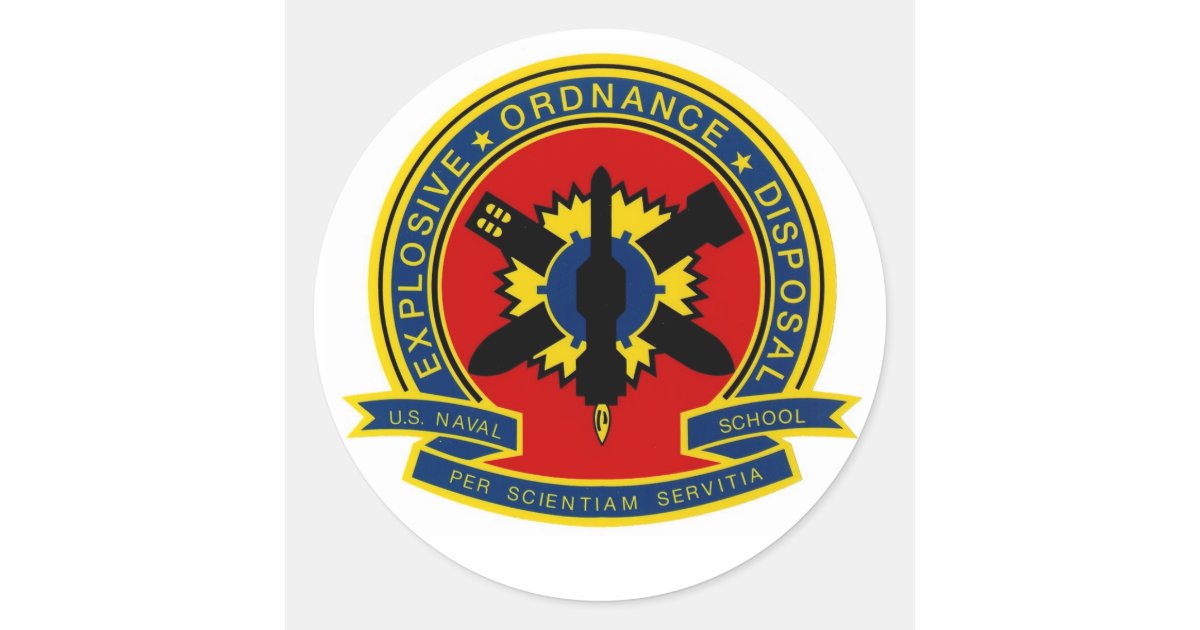 EOD School Classic Round Sticker | Zazzle