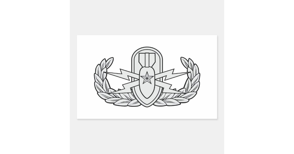 EOD Senior Rectangular Sticker | Zazzle