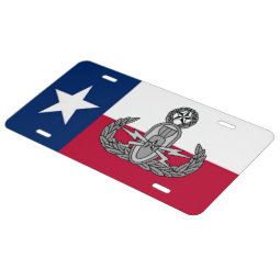 EOD TX License Plate | Zazzle