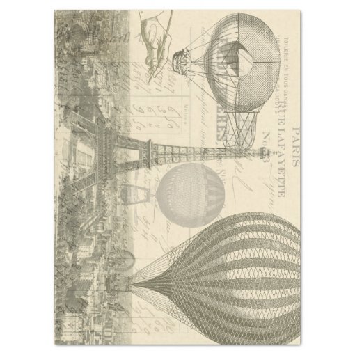 Ephemera Balloon Decoupage Tissue Tissue Paper | Zazzle