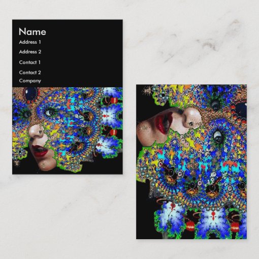 EPHEMERAL Beauty,Fashion,Cosmetics, Makeup Artist Business Card | Zazzle