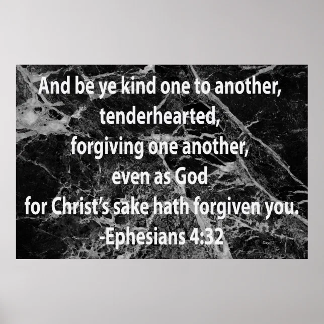Ephesians 4:32 poster | Zazzle