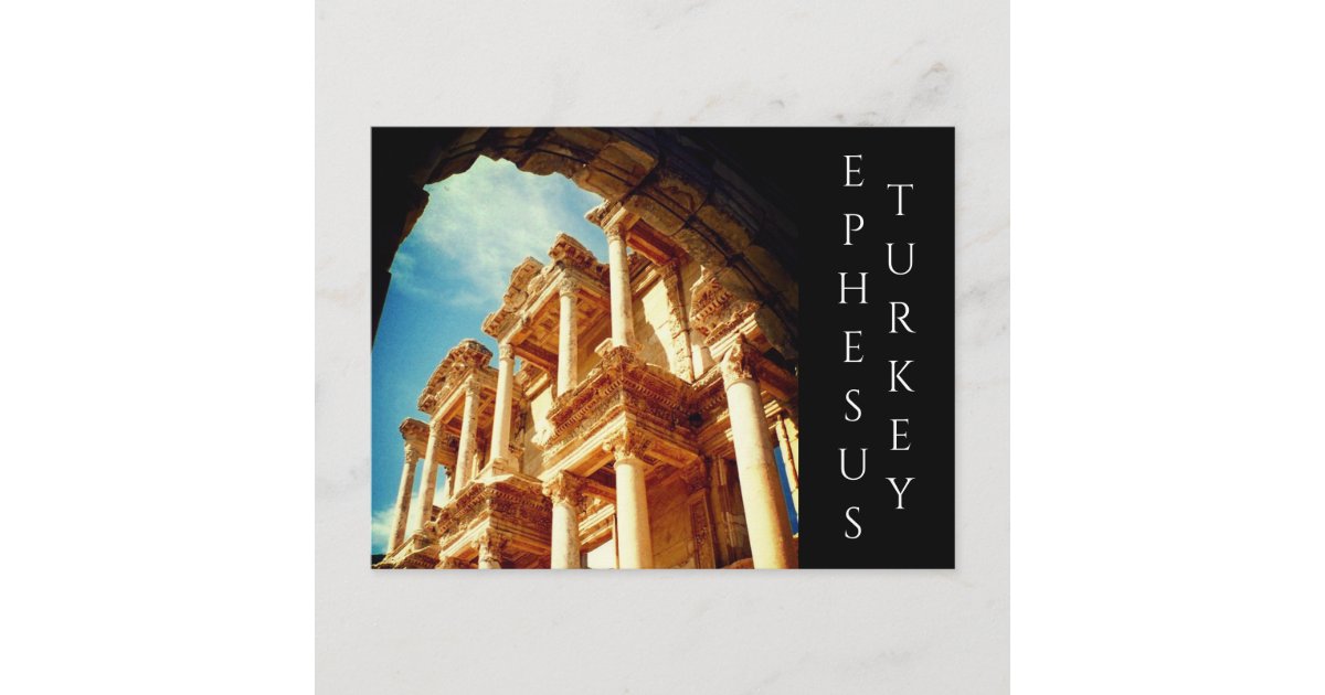 ephesus arch turkey postcard | Zazzle