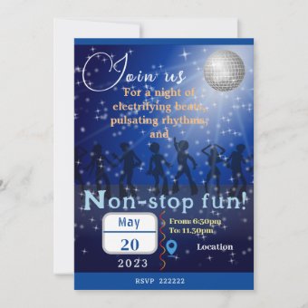 Epic DJ Party Get-Together! Invitation | Zazzle