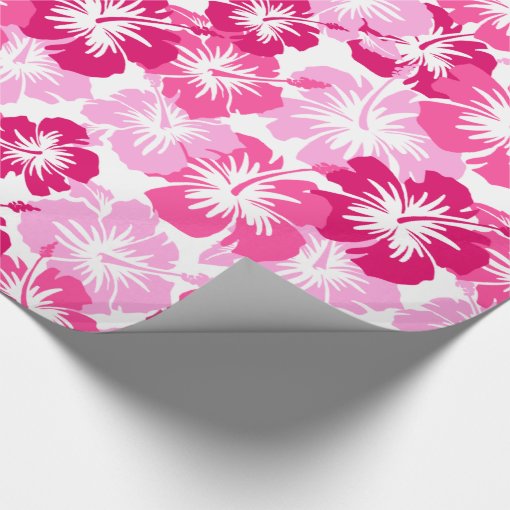 Epic Hibiscus Floral Hawaiian Wrapping Paper | Zazzle