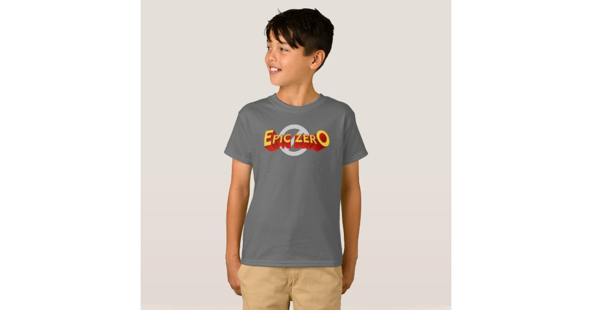Epic Zero Logo Boys T-Shirt | Zazzle