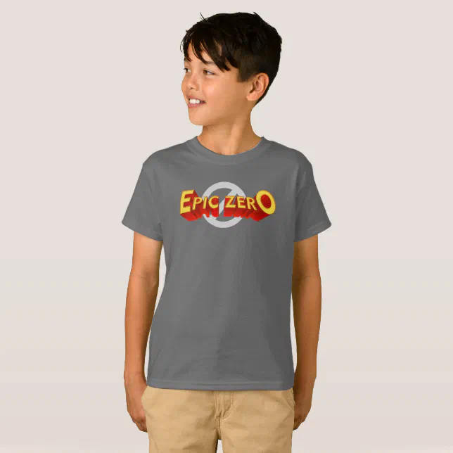 Epic Zero Logo Boys T-Shirt | Zazzle