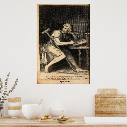 Epictetus / Greek Philosopher / Poster | Zazzle