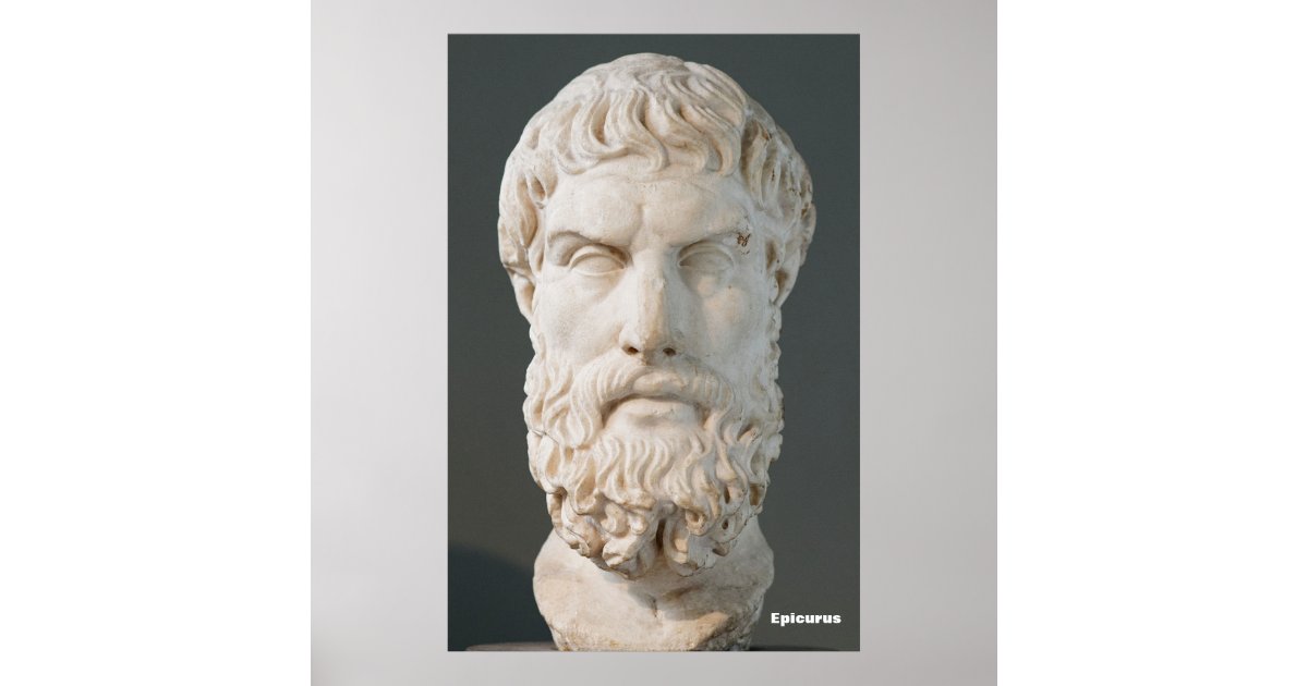 Epicurus / Greek Philosopher / Poster | Zazzle