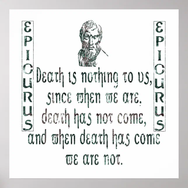 Epicurus Poster | Zazzle