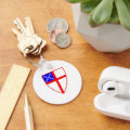 Episcopal Shield Keychain | Zazzle