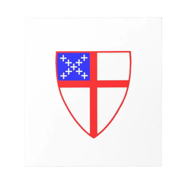 Episcopal Shield Notepad | Zazzle