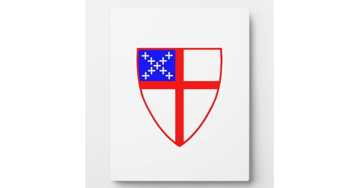 Episcopal Shield Plaque | Zazzle